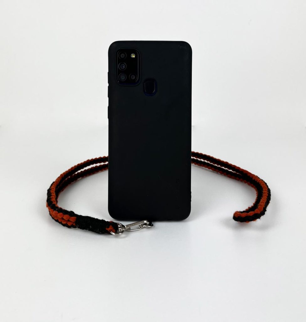 Handwoven Phone Cords made of organic cotton