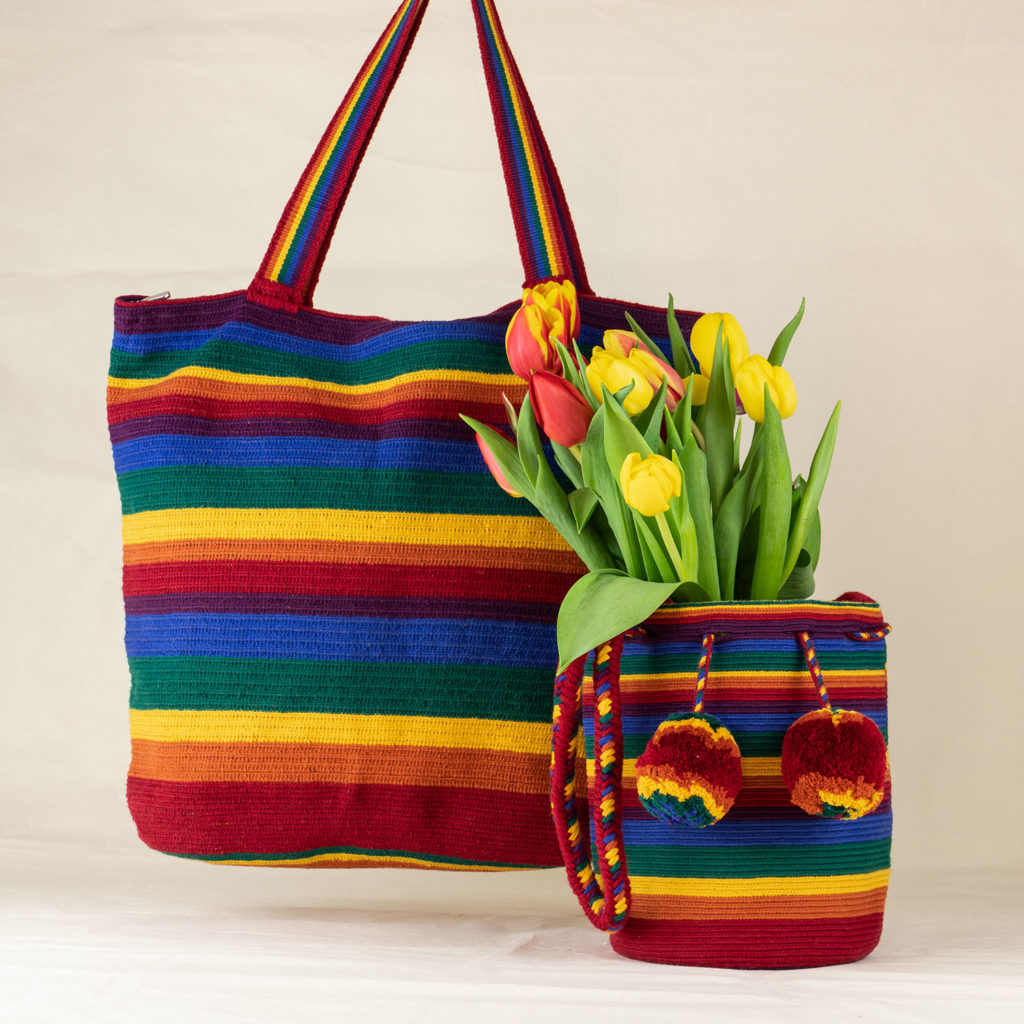Rainbow Tote Light Bag